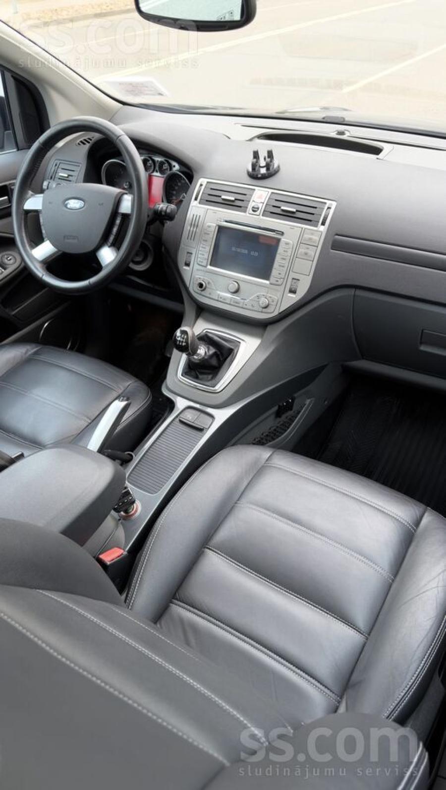 Black Ford Kuga 2008 in Riga, with an engine capacity of 2.00 L and mileage of 266 thousand km for 4300 €, photo 7 on AUTOMOTO.COM.LV