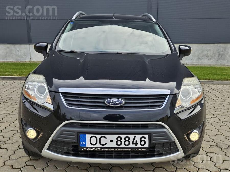 Black Ford Kuga 2008 in Riga, with an engine capacity of 2.00 L and mileage of 247 thousand km for 5470 €, photo 4 on AUTOMOTO.COM.LV