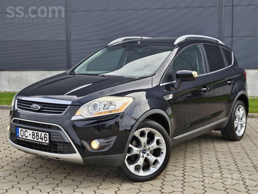 Black Ford Kuga 2008 in Riga, with an engine capacity of 2.00 L and mileage of 247 thousand km for 5470 €, photo 6 on AUTOMOTO.COM.LV