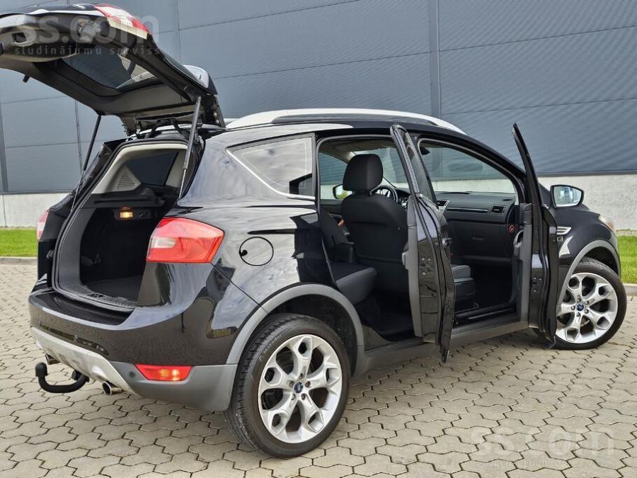 Black Ford Kuga 2008 in Riga, with an engine capacity of 2.00 L and mileage of 247 thousand km for 5470 €, photo 31 on AUTOMOTO.COM.LV