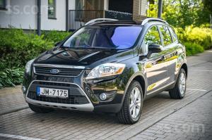 Black Ford Kuga 2009 in Riga, with an engine capacity of 2.00 L and mileage of 197 thousand km for 4990 €, photo 1 on AUTOMOTO.COM.LV