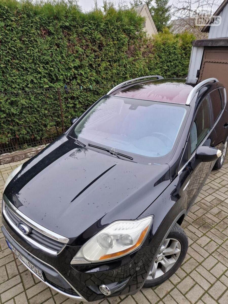 Black Ford Kuga 2009 in Siauliai, with an engine capacity of 2.00 L and mileage of 333 thousand km for 5200 €, photo 1 on AUTOMOTO.COM.LV