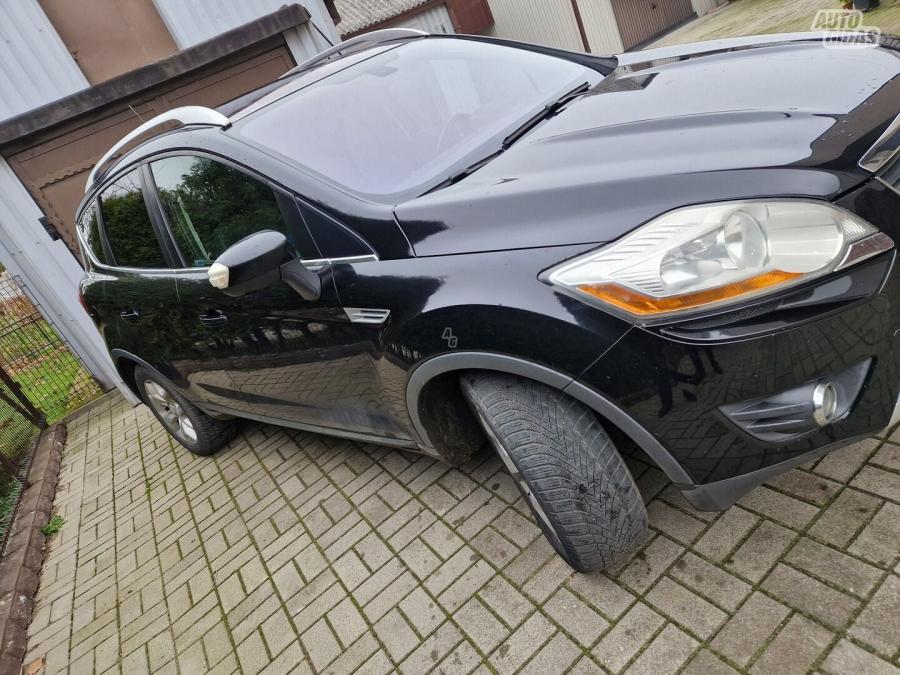 Black Ford Kuga 2009 in Siauliai, with an engine capacity of 2.00 L and mileage of 333 thousand km for 5200 €, photo 5 on AUTOMOTO.COM.LV