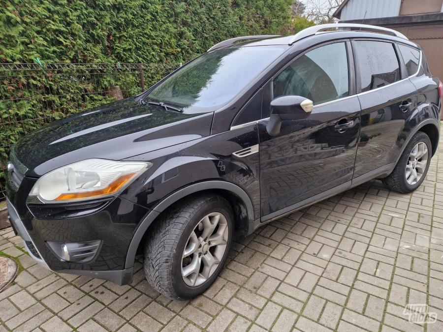 Black Ford Kuga 2009 in Siauliai, with an engine capacity of 2.00 L and mileage of 333 thousand km for 5200 €, photo 9 on AUTOMOTO.COM.LV