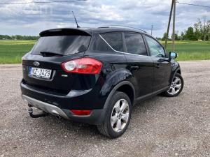 Black Ford Kuga 2009 in Talsi, with an engine capacity of 2.00 L and mileage of 283 thousand km for 5999 €, photo 4 on AUTOMOTO.COM.LV