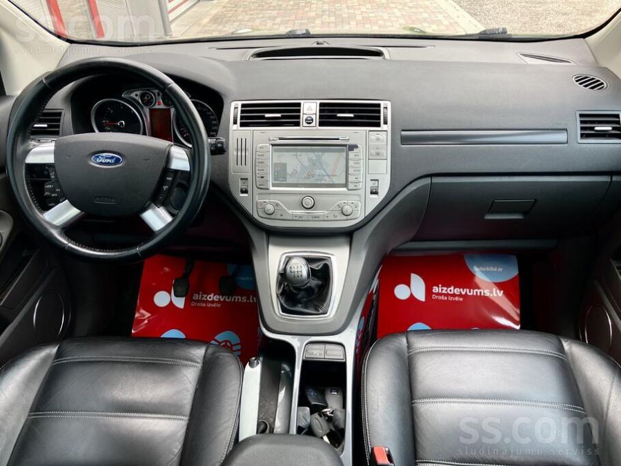 Black Ford Kuga 2009 in Talsi, with an engine capacity of 2.00 L and mileage of 283 thousand km for 5999 €, photo 21 on AUTOMOTO.COM.LV