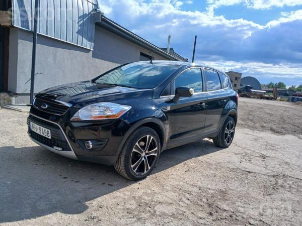 Black Ford Kuga 2009 in Madona, with an engine capacity of 2.00 L and mileage of 0 thousand km for 4850 €, photo 1 on AUTOMOTO.COM.LV