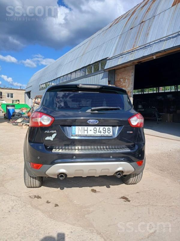 Black Ford Kuga 2009 in Madona, with an engine capacity of 2.00 L and mileage of 0 thousand km for 4850 €, photo 2 on AUTOMOTO.COM.LV