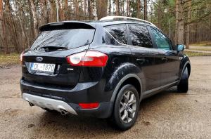 Black Ford Kuga 2009 in Riga, with an engine capacity of 2.00 L and mileage of 193 thousand km for 4995 €, photo 4 on AUTOMOTO.COM.LV