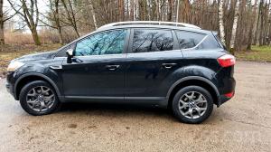 Black Ford Kuga 2009 in Riga, with an engine capacity of 2.00 L and mileage of 193 thousand km for 4995 €, photo 7 on AUTOMOTO.COM.LV