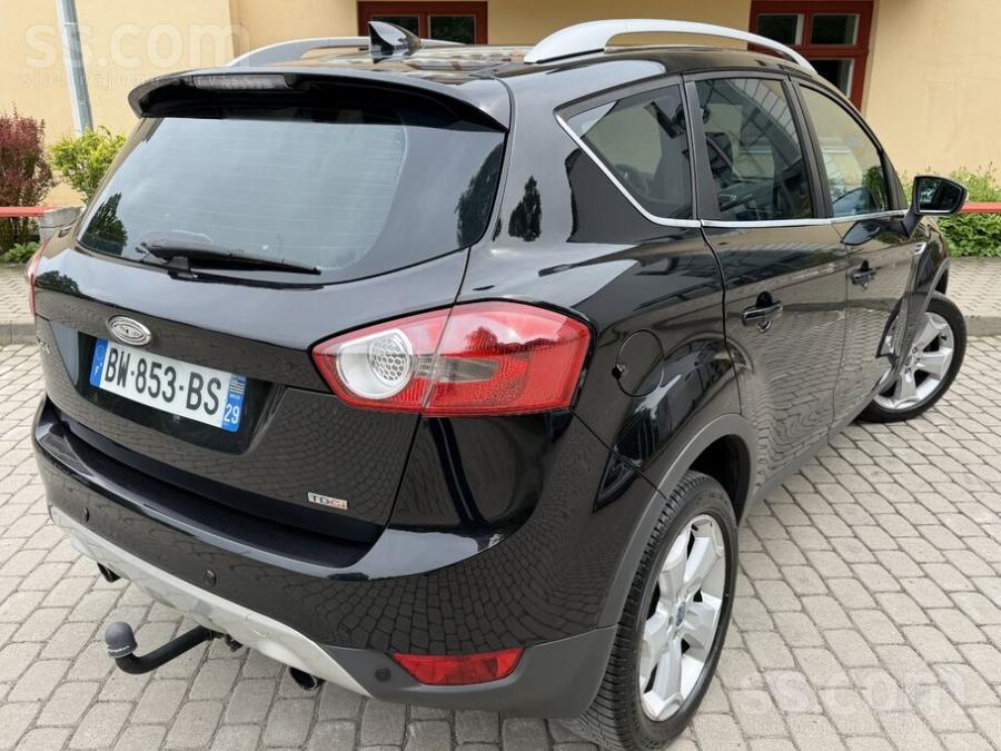 Black Ford Kuga 2009 in Riga, with an engine capacity of 2.00 L and mileage of 229 thousand km for 5950 €, photo 5 on AUTOMOTO.COM.LV