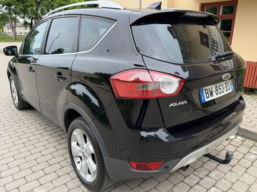 Black Ford Kuga 2009 in Riga, with an engine capacity of 2.00 L and mileage of 229 thousand km for 5950 €, photo 10 on AUTOMOTO.COM.LV