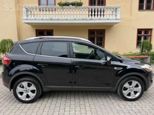 Black Ford Kuga 2009 in Riga, with an engine capacity of 2.00 L and mileage of 229 thousand km for 5950 €, photo 11 on AUTOMOTO.COM.LV