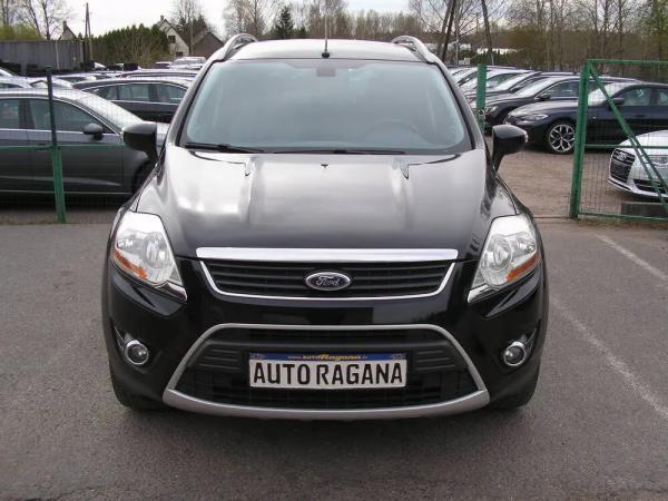 Black Ford Kuga 2009 in Sigulda, with an engine capacity of 2.00 L and mileage of 215 thousand km for 6950 €, photo 5 on AUTOMOTO.COM.LV