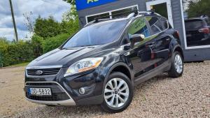 Black Ford Kuga 2009 in Riga, with an engine capacity of 2.00 L and mileage of 193 thousand km for 6490 €, photo  on AUTOMOTO.COM.LV