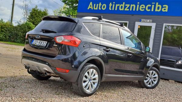 Black Ford Kuga 2009 in Riga, with an engine capacity of 2.00 L and mileage of 193 thousand km for 6490 €, photo 4 on AUTOMOTO.COM.LV