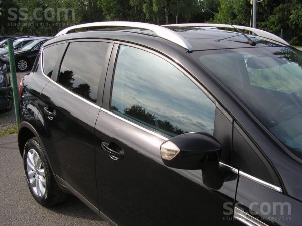 Black Ford Kuga 2009 in Riga, with an engine capacity of 2.00 L and mileage of 0 thousand km for 7250 €, photo 9 on AUTOMOTO.COM.LV