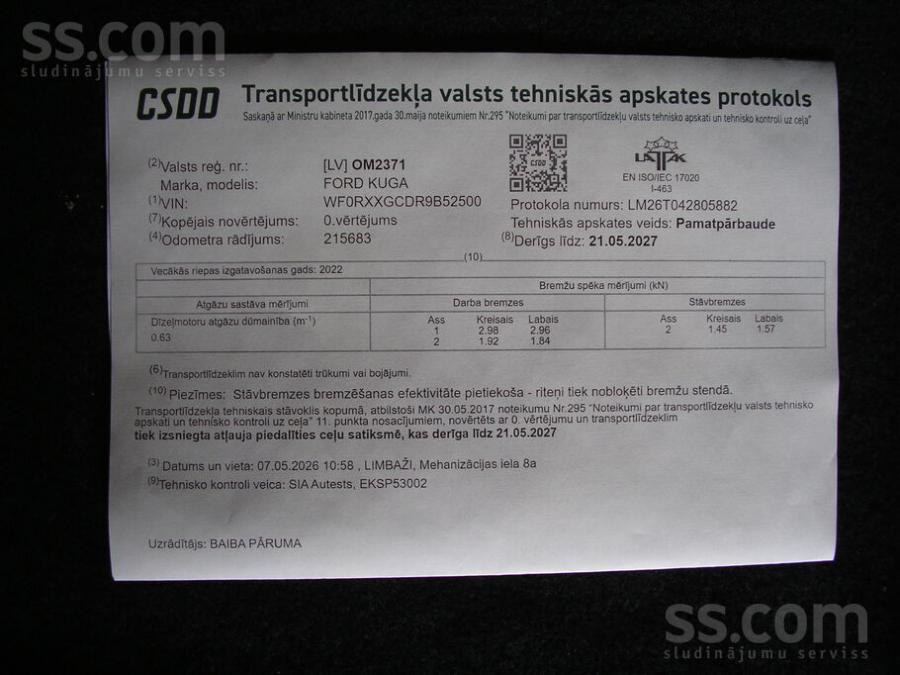 Melns Ford Kuga 2009 Rīga, ar dzinēja tilpumu 2.00 L un nobraukumu 0 tūkst. km par 7250 €, foto 27 vietnē AUTOMOTO.COM.LV