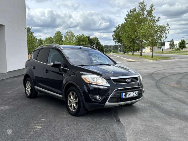 Black Ford Kuga 2009 in Mazeikiai, with an engine capacity of 2.00 L and mileage of 336 thousand km for 1900 €, photo 2 on AUTOMOTO.COM.LV