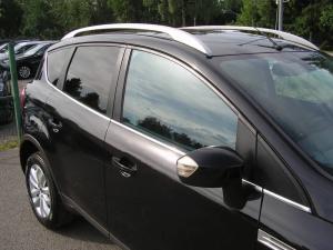 Black Ford Kuga 2009 in Sigulda, with an engine capacity of 2.00 L and mileage of 215 thousand km for 7250 €, photo 12 on AUTOMOTO.COM.LV