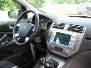 Black Ford Kuga 2009 in Sigulda, with an engine capacity of 2.00 L and mileage of 215 thousand km for 7250 €, photo 26 on AUTOMOTO.COM.LV