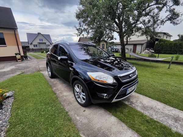 Black Ford Kuga 2009 in Taurage, with an engine capacity of 2.00 L and mileage of 247 thousand km for 4999 €, photo 6 on AUTOMOTO.COM.LV