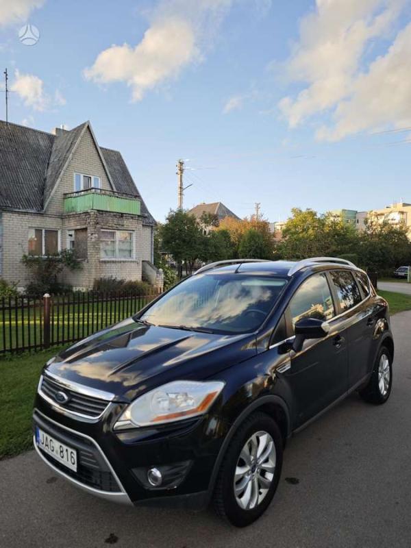 Ford Kuga 2009 Kauņa vietnē Melns Ford Kuga 2009 Kauņa, ar dzinēja tilpumu 2.00 L un nobraukumu 314 tūkst. km par 3250 €, foto 1 vietnē AUTOMOTO.COM.LV