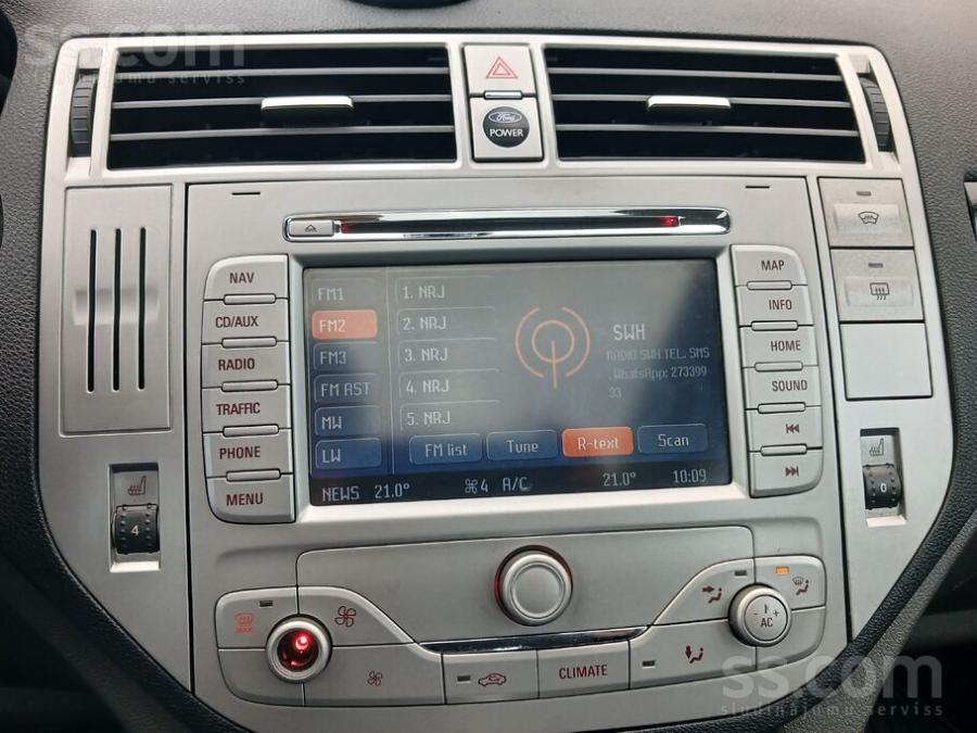 Melns Ford Kuga 2009 Rīga, ar dzinēja tilpumu 2.00 L un nobraukumu 266 tūkst. km par 4590 €, foto 20 vietnē AUTOMOTO.COM.LV