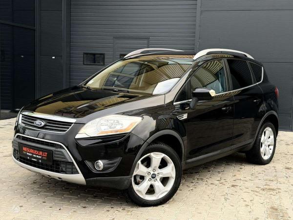 Black Ford Kuga 2009 in Vilnius, with an engine capacity of 2.00 L and mileage of 200 thousand km for 5999 €, photo 1 on AUTOMOTO.COM.LV