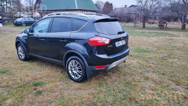 Black Ford Kuga 2010 in Talsi, with an engine capacity of 2.00 L and mileage of 272 thousand km for 4500 €, photo 5 on AUTOMOTO.COM.LV
