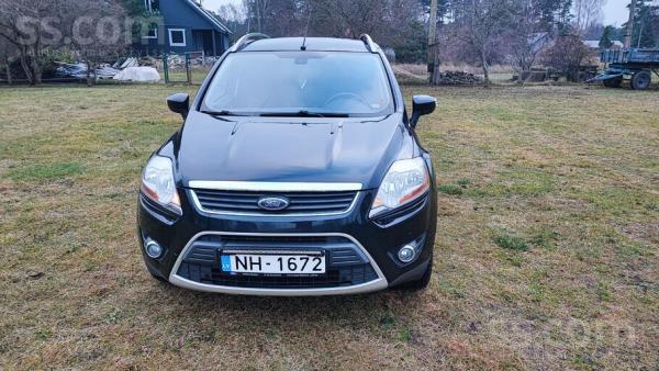 Black Ford Kuga 2010 in Talsi, with an engine capacity of 2.00 L and mileage of 272 thousand km for 4500 €, photo 7 on AUTOMOTO.COM.LV