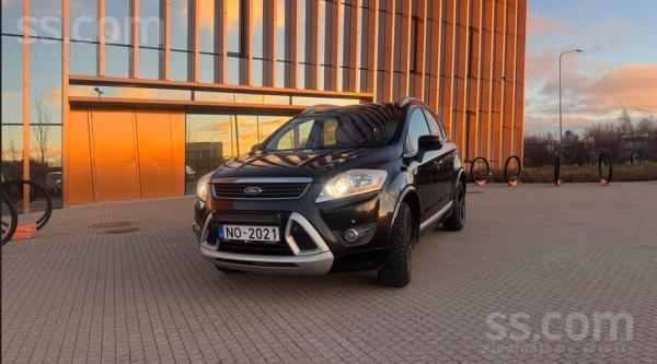 Black Ford Kuga 2010 in Ventspils, with an engine capacity of 2.00 L and mileage of 253 thousand km for 7200 €, photo 2 on AUTOMOTO.COM.LV