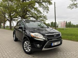 Black Ford Kuga 2010 in Valmiera, with an engine capacity of 2.00 L and mileage of 305 thousand km for 4950 €, photo  on AUTOMOTO.COM.LV