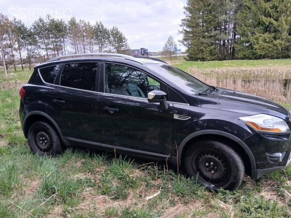 Black Ford Kuga 2010 in Vilnius, with an engine capacity of 2.00 L and mileage of 212 thousand km for 3500 €, photo 2 on AUTOMOTO.COM.LV