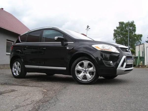 Black Ford Kuga 2010 in Sigulda, with an engine capacity of 2.00 L and mileage of 231 thousand km for 7850 €, photo 2 on AUTOMOTO.COM.LV