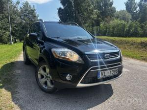 Black Ford Kuga 2010 in Riga, with an engine capacity of 2.00 L and mileage of 262 thousand km for 4500 €, photo  on AUTOMOTO.COM.LV