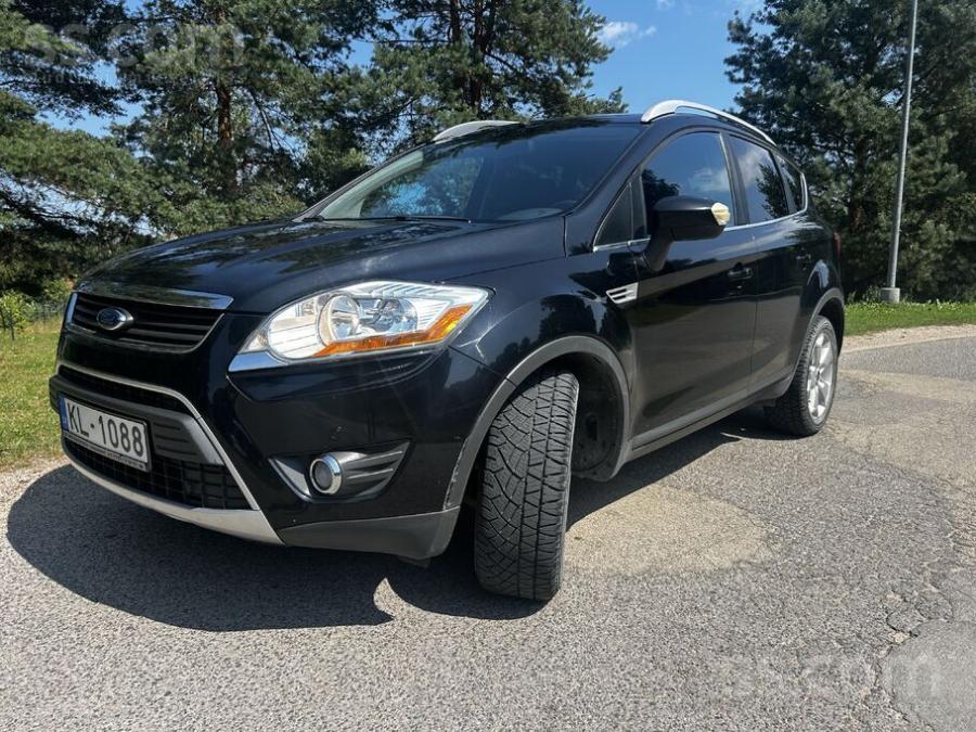 Black Ford Kuga 2010 in Riga, with an engine capacity of 2.00 L and mileage of 262 thousand km for 4500 €, photo 4 on AUTOMOTO.COM.LV