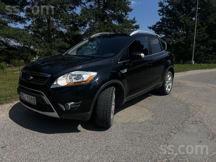 Black Ford Kuga 2010 in Riga, with an engine capacity of 2.00 L and mileage of 262 thousand km for 4500 €, photo 5 on AUTOMOTO.COM.LV