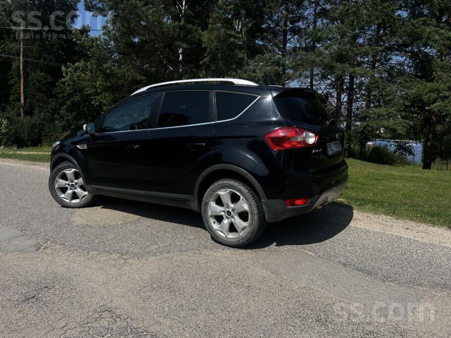 Black Ford Kuga 2010 in Riga, with an engine capacity of 2.00 L and mileage of 262 thousand km for 4500 €, photo 7 on AUTOMOTO.COM.LV