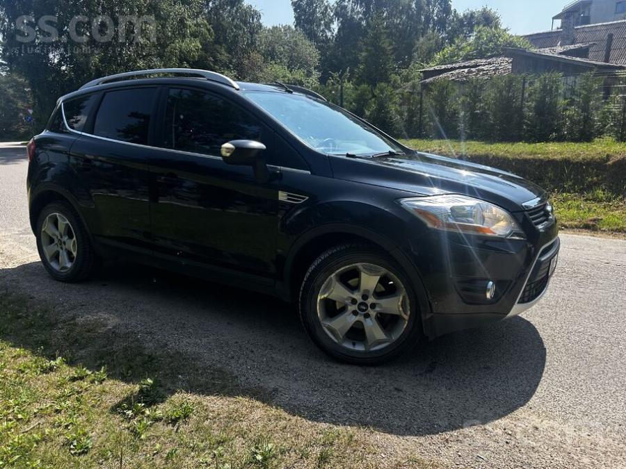 Black Ford Kuga 2010 in Riga, with an engine capacity of 2.00 L and mileage of 262 thousand km for 4500 €, photo 12 on AUTOMOTO.COM.LV