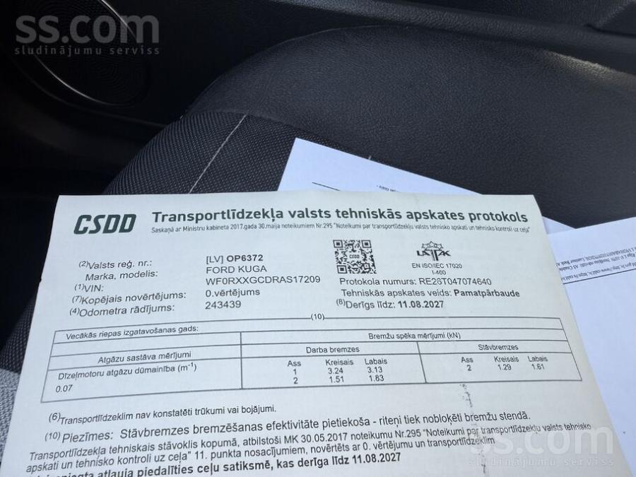 Melns Ford Kuga 2010 Rēzekne, ar dzinēja tilpumu 2.00 L un nobraukumu 0 tūkst. km par 5150 €, foto 15 vietnē AUTOMOTO.COM.LV