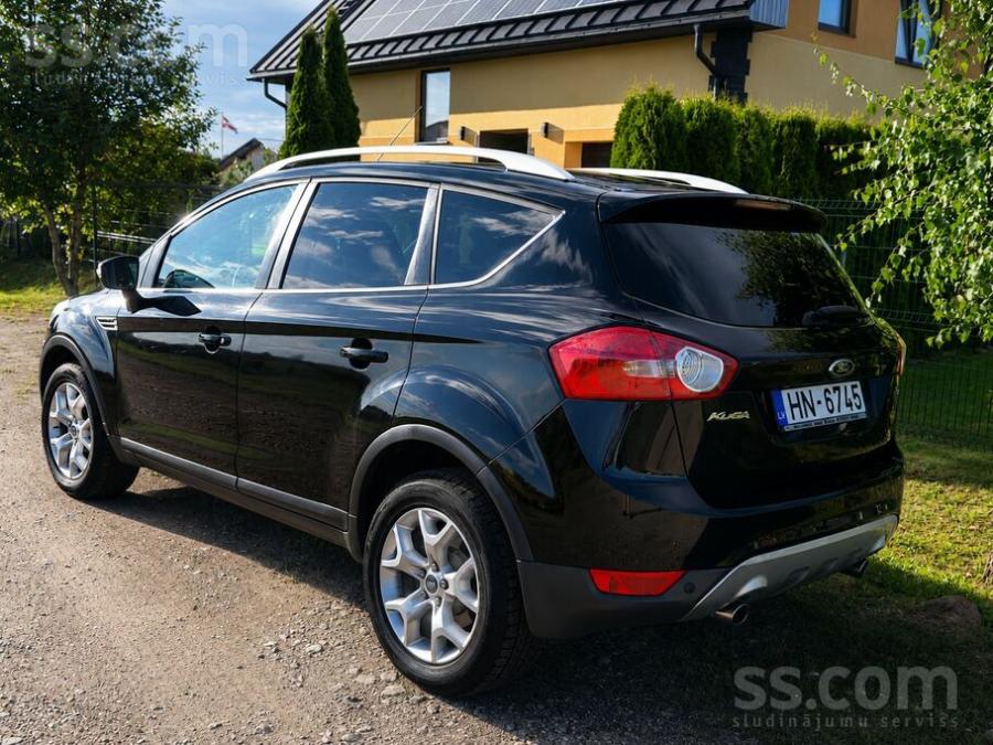 Black Ford Kuga 2010 in Riga, with an engine capacity of 2.50 L and mileage of 132 thousand km for 6800 €, photo 5 on AUTOMOTO.COM.LV