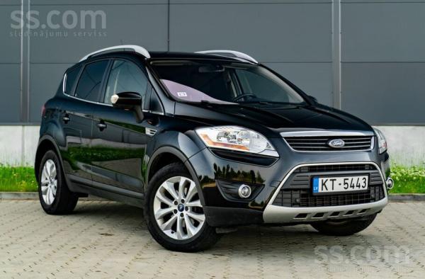 Black Ford Kuga 2011 in Riga, with an engine capacity of 2.00 L and mileage of 180 thousand km for 6990 €, photo 3 on AUTOMOTO.COM.LV