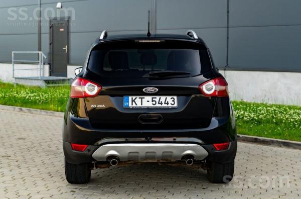 Black Ford Kuga 2011 in Riga, with an engine capacity of 2.00 L and mileage of 180 thousand km for 6990 €, photo 6 on AUTOMOTO.COM.LV