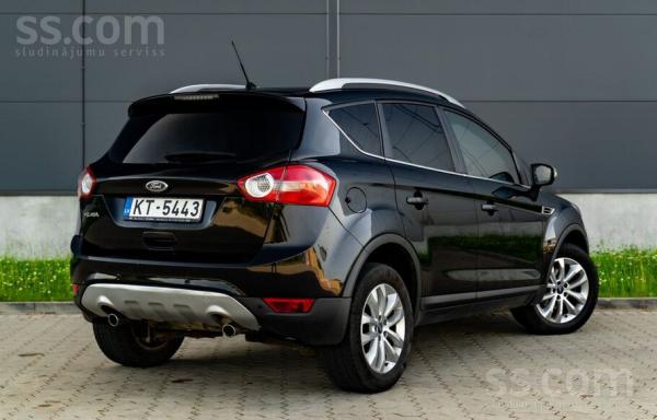 Black Ford Kuga 2011 in Riga, with an engine capacity of 2.00 L and mileage of 180 thousand km for 6990 €, photo 7 on AUTOMOTO.COM.LV