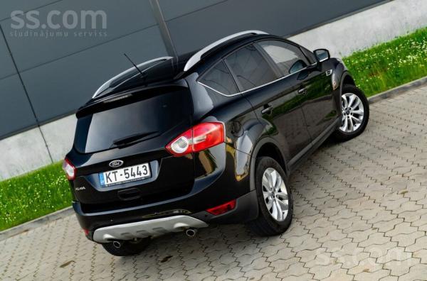 Black Ford Kuga 2011 in Riga, with an engine capacity of 2.00 L and mileage of 180 thousand km for 6990 €, photo 8 on AUTOMOTO.COM.LV