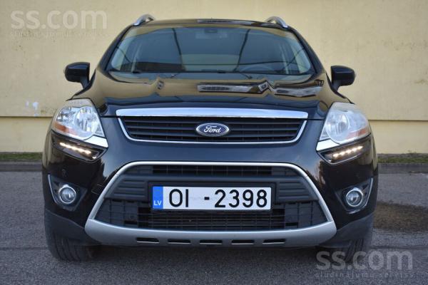 Black Ford Kuga 2011 in Talsi, with an engine capacity of 2.00 L and mileage of 265 thousand km for 6500 €, photo 3 on AUTOMOTO.COM.LV