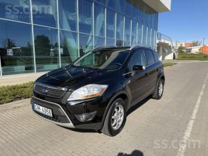 Black Ford Kuga 2011 in Rezekne, with an engine capacity of 2.00 L and mileage of 0 thousand km for 6450 €, photo 4 on AUTOMOTO.COM.LV