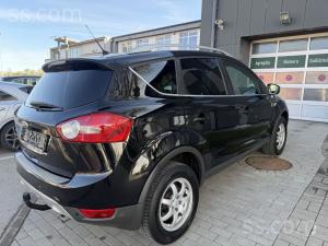 Black Ford Kuga 2011 in Rezekne, with an engine capacity of 2.00 L and mileage of 0 thousand km for 6450 €, photo 8 on AUTOMOTO.COM.LV