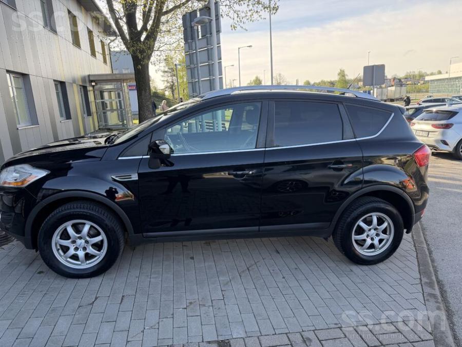 Black Ford Kuga 2011 in Rezekne, with an engine capacity of 2.00 L and mileage of 0 thousand km for 6450 €, photo 9 on AUTOMOTO.COM.LV